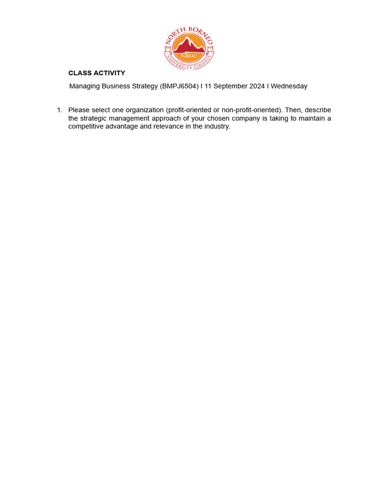 Student Activity Week 1 | PDF