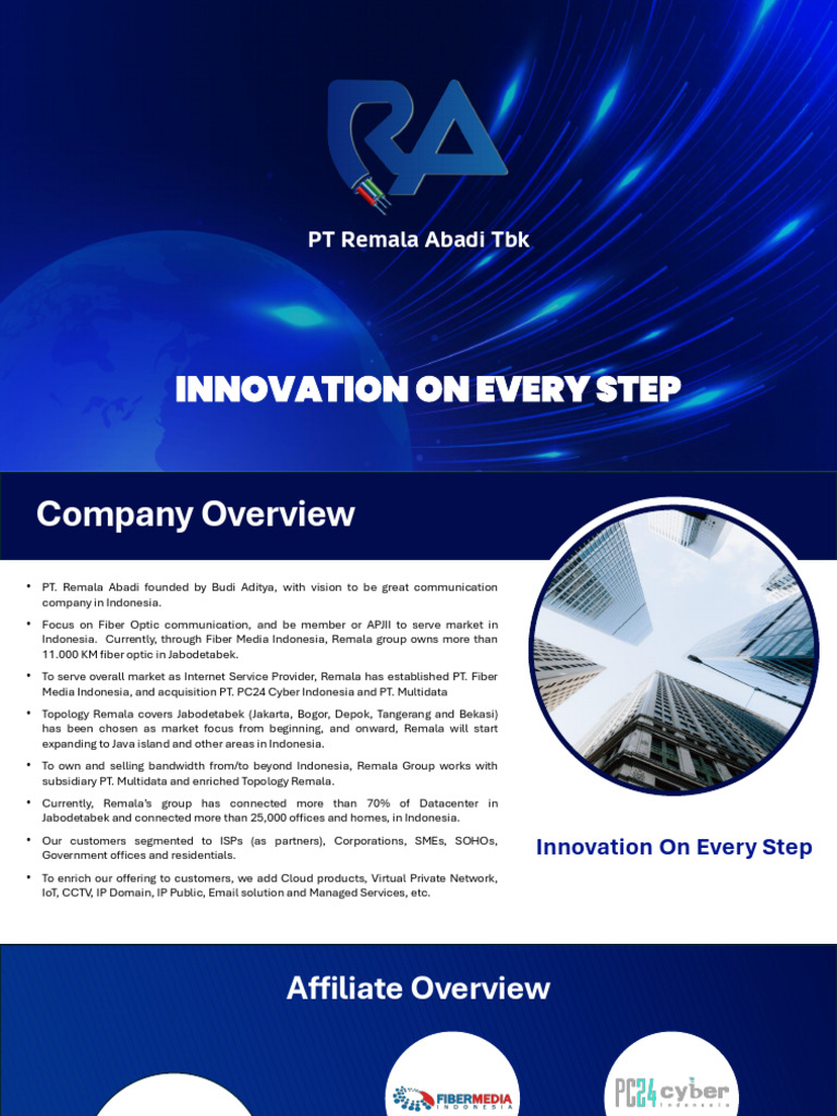 PT Remala Abadi TBK Company Profile | PDF | Internet Service Provider ...