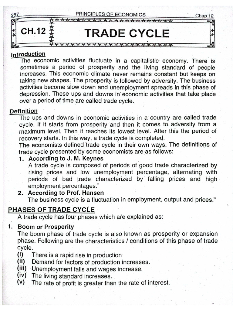 Trade Cycle | PDF