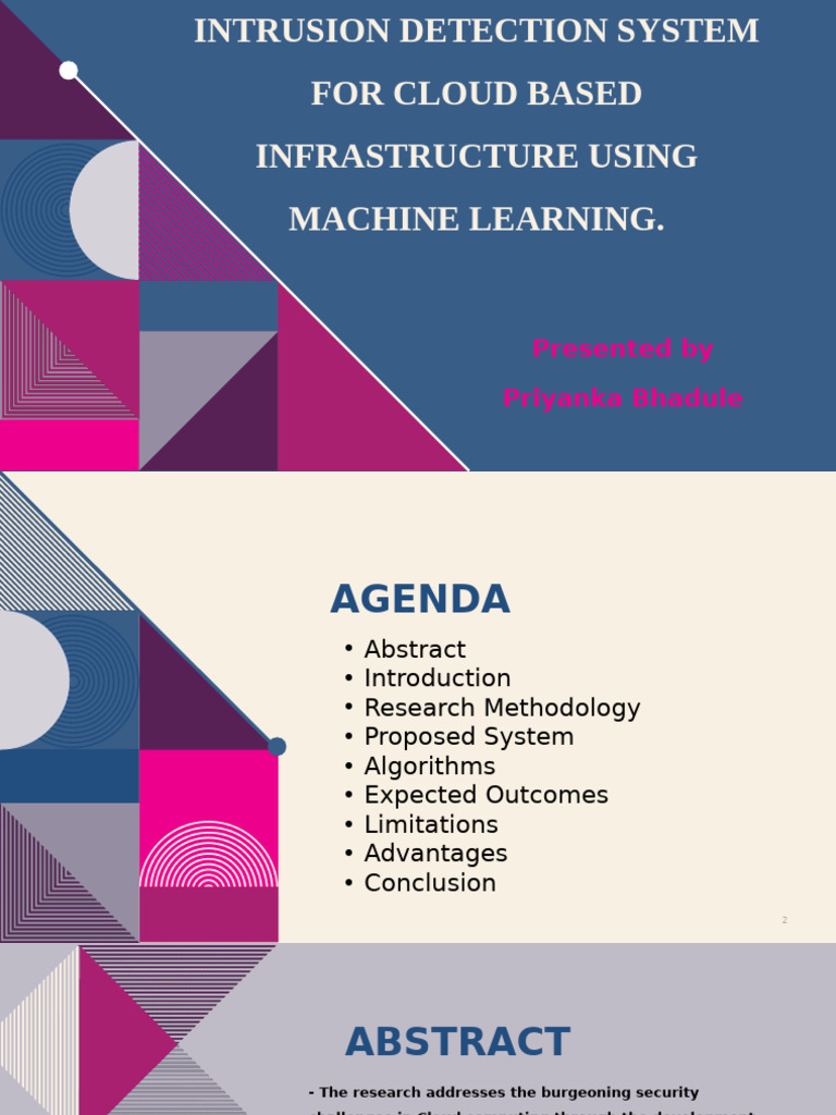 Colorful Abstract Pitch Deck | PDF | Machine Learning | Support Vector ...