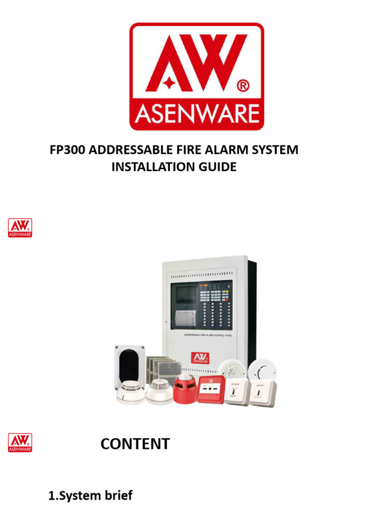 FP300 Addressable Fire Alarm Guide | PDF | Detector (Radio) | Computing