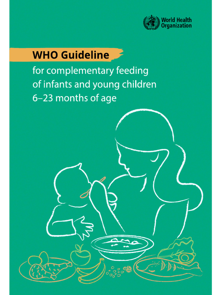 WHO Guideline For Complementary Feeding of IYCF 6-23 Months of Age | PDF