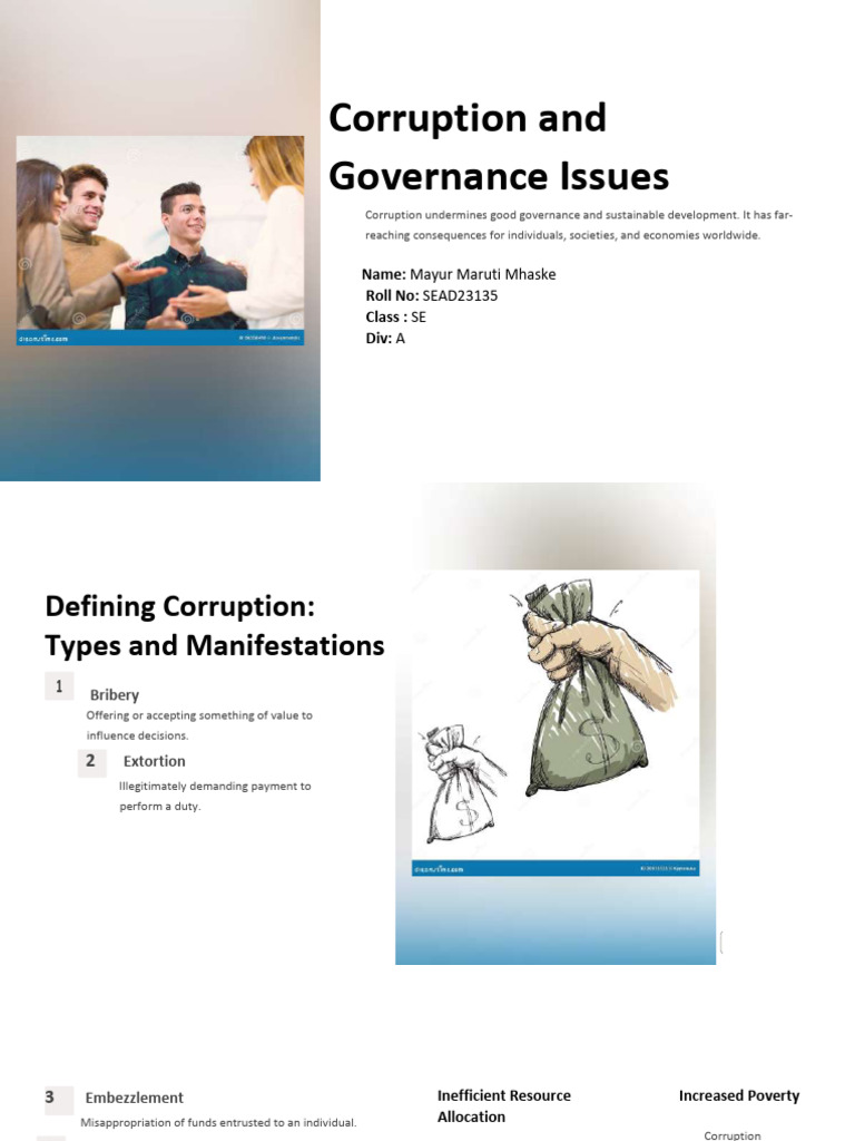 Corruption and Governance Issues | PDF | Political Corruption | Governance