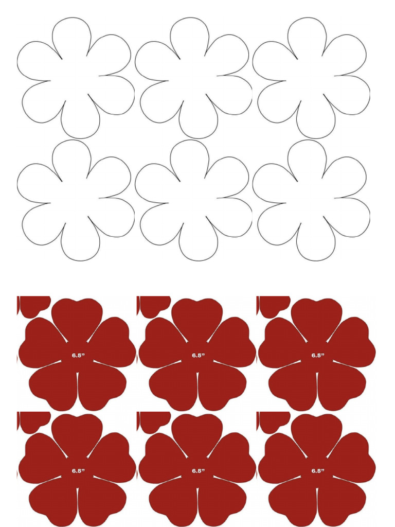 Paper Flower Pattern | PDF