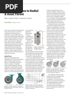 Axial Thrust in Centrifugal Pumps | PDF | Pump | Rotation Around A Fixed Axis