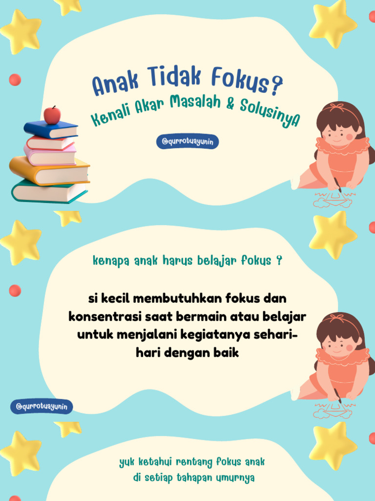 Cara Melatih Fokus Anak di Rumah | PDF