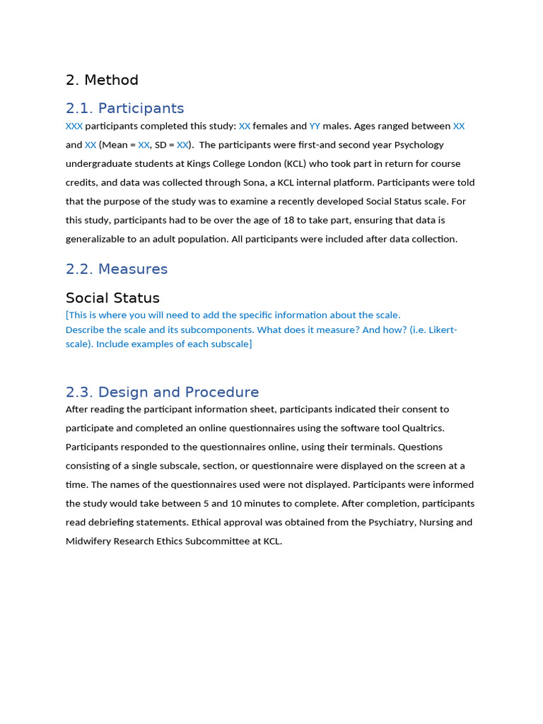 Methods Template - PL2030-2021-OCT | PDF | Art