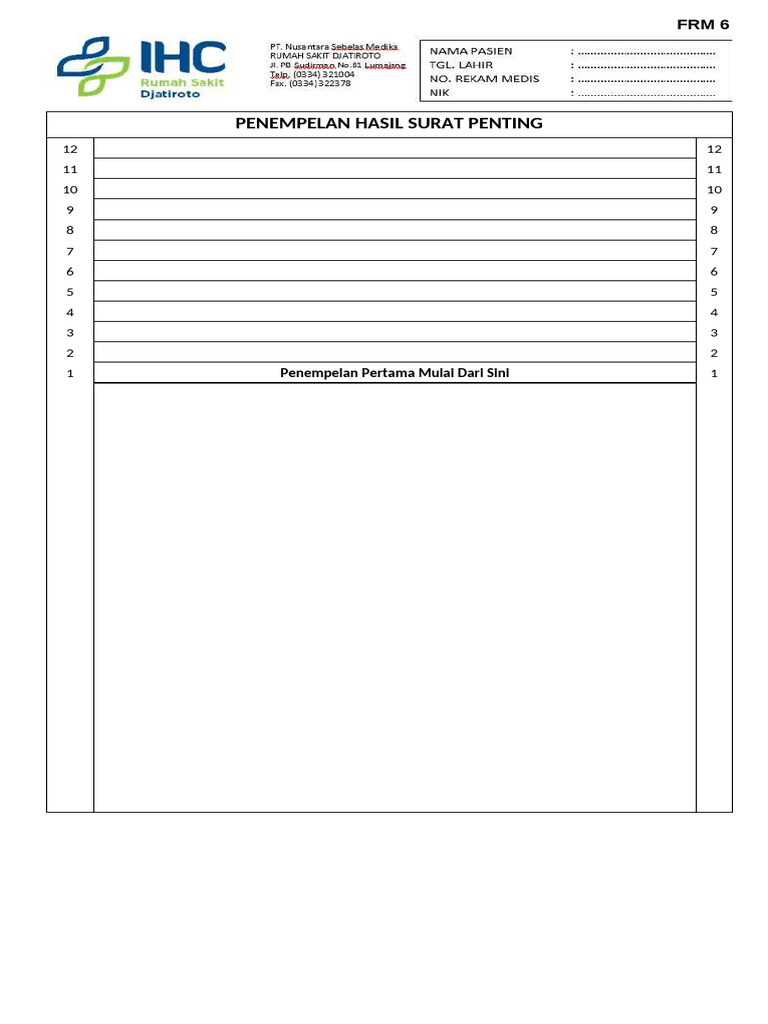 6 Penempelan Hasil Surat Penting | PDF