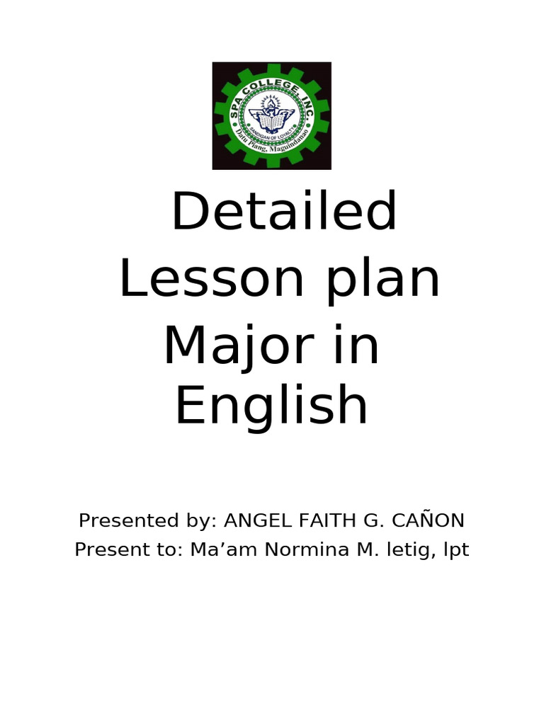 English 7 Lesson Plan on Literary Genres | PDF | Genre | Learning