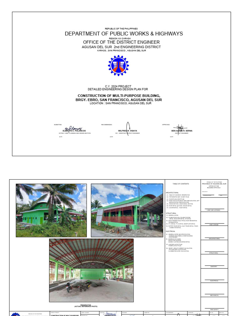 Dupa Sample Docs DPWH | PDF | Civil Engineering | Building Engineering