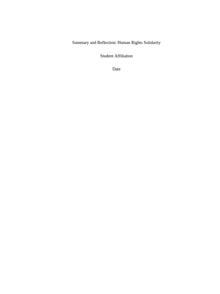Human Rights Solidarity: Moral vs. Political | PDF | Politics | Science ...