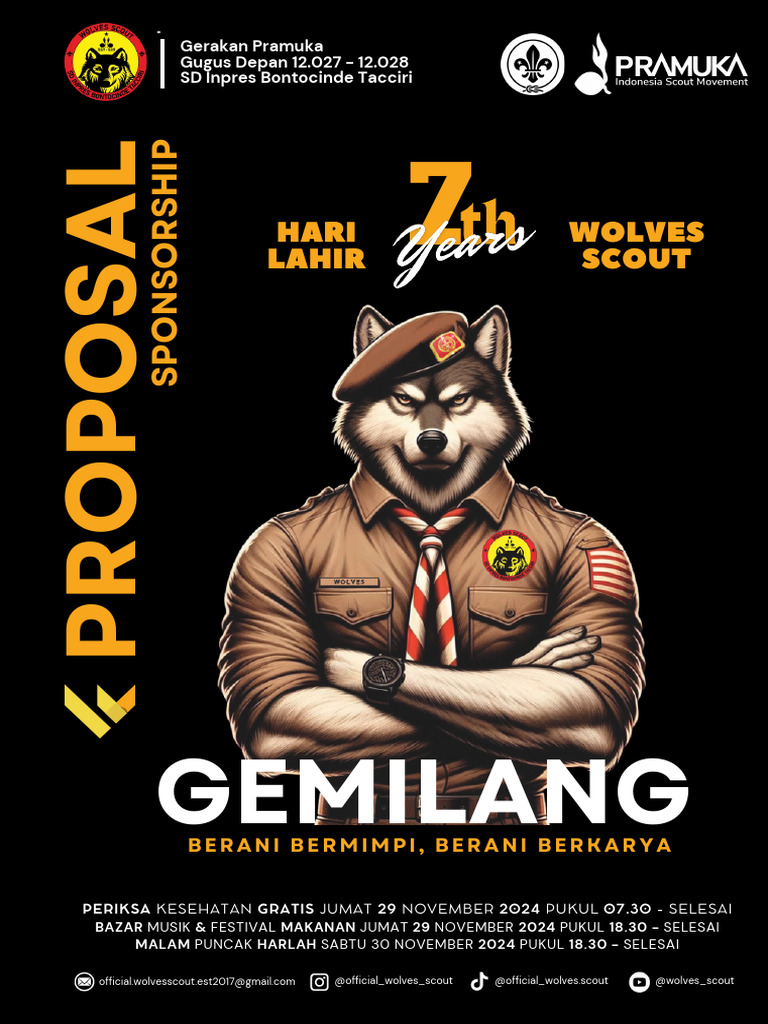 Proposal Kegiatan Gemilang Pramuka | PDF