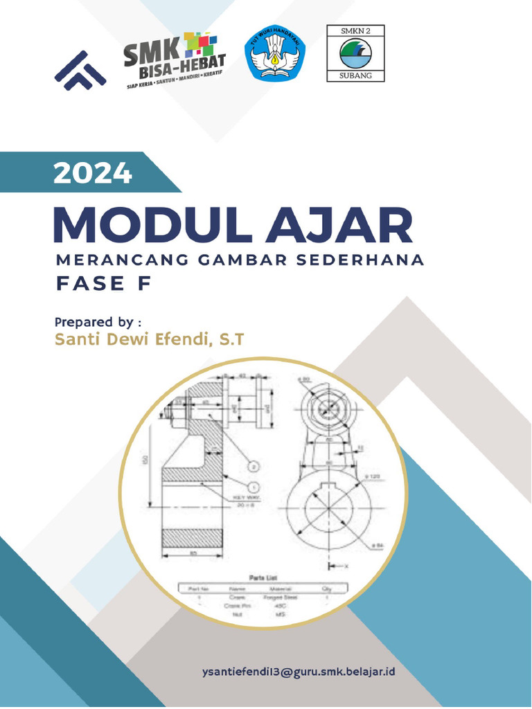 Gambar Sederhana dengan CAD | PDF