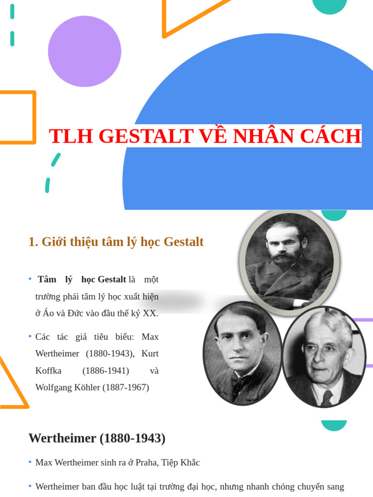 Gestalt Và Nhân Cách | PDF
