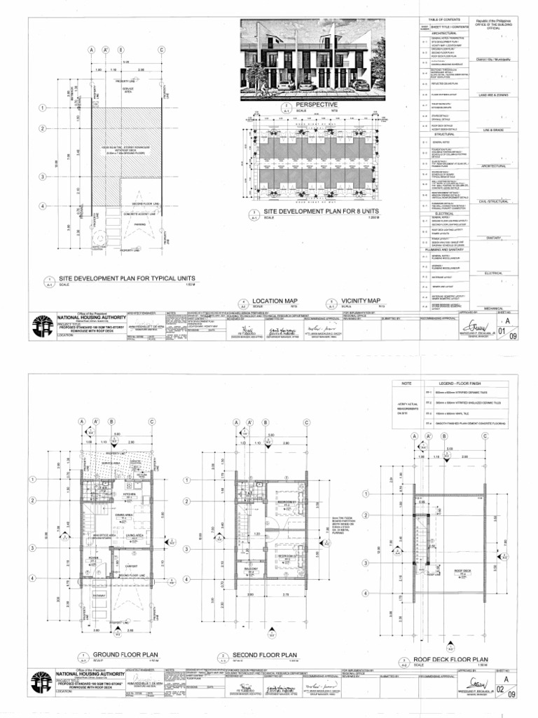 Drawing and Plans Model C | PDF