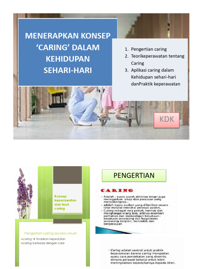 KDK - Konsep Caring DLM Keperawatan | PDF
