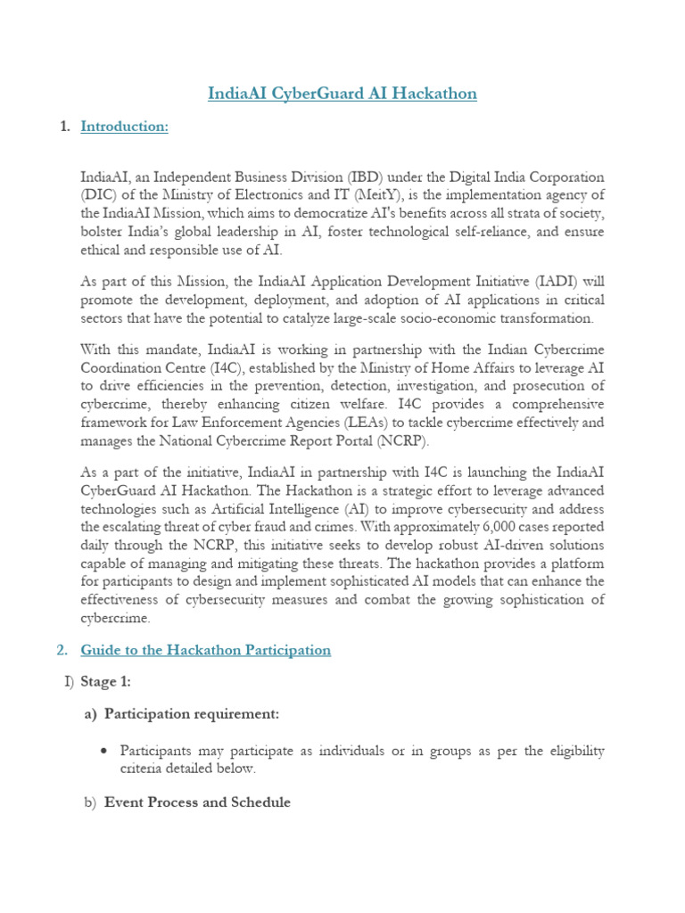 IndiaAI CyberGuard AI Hackathon | PDF | Sensitivity And Specificity | Accuracy And Precision