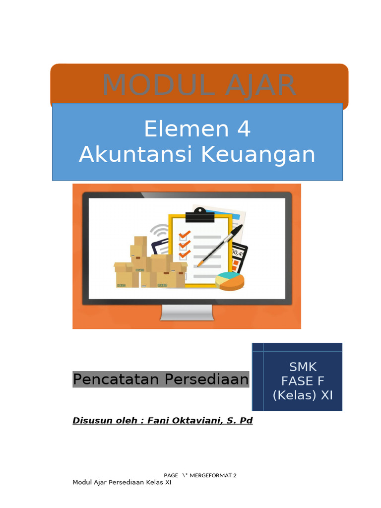Modul Ajar Persediaan - XI - FANI | PDF
