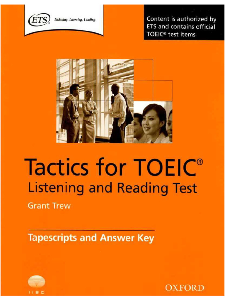 Tactics For TOEIC Tapescript | PDF