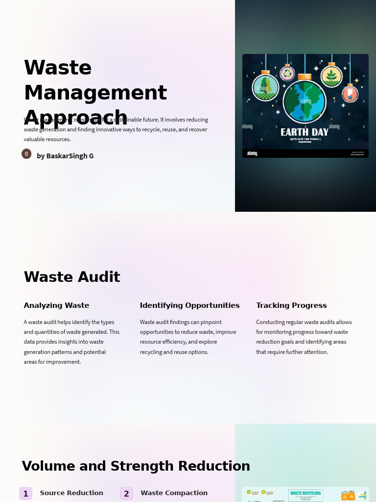 Waste Management Approach | PDF | Waste | Recycling