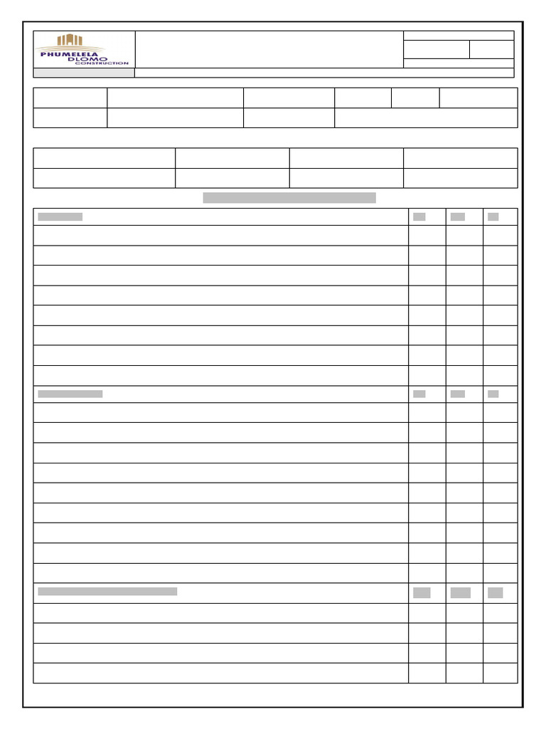Dsti Checklists 01 | PDF | Occupational Safety And Health | Working ...