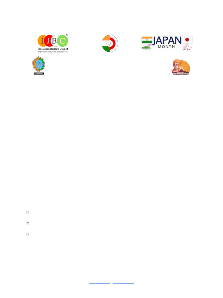 India-Japan Education Conclave | PDF