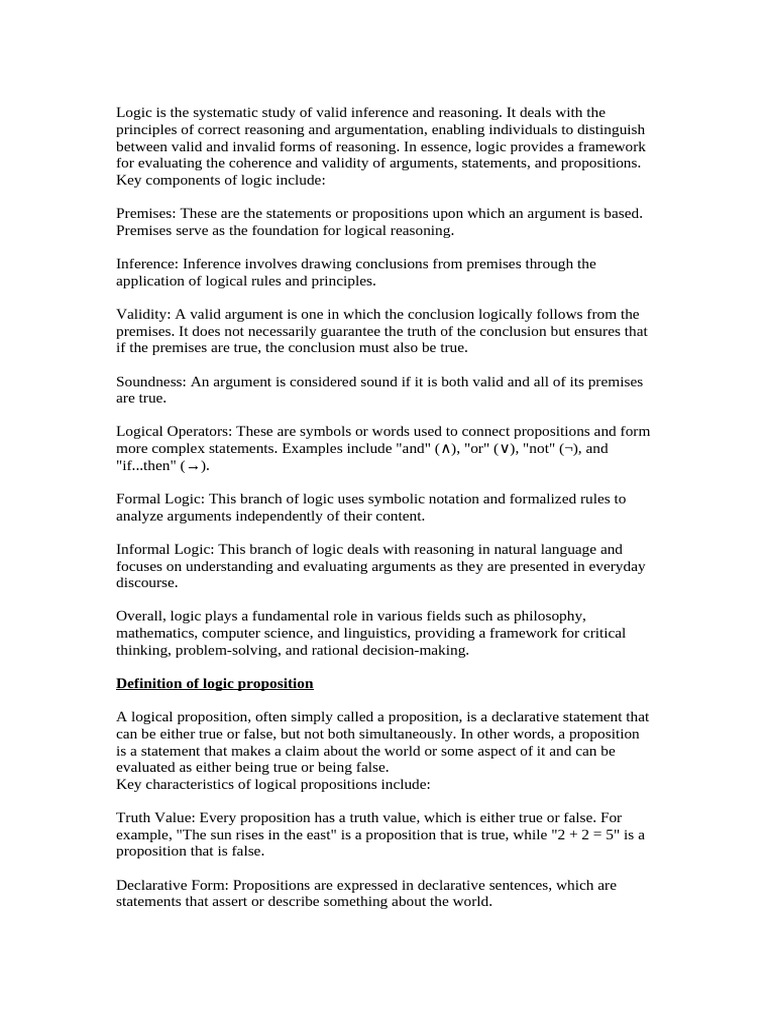 Logic And Argunments Pdf Logic Argument