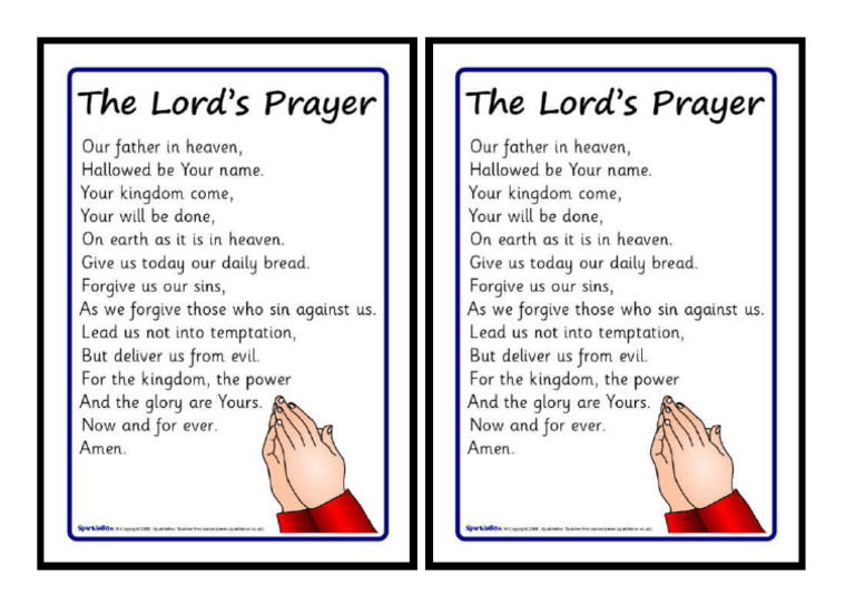 The Lords Prayer | PDF