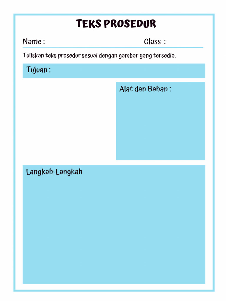 Teks Prosedur | PDF