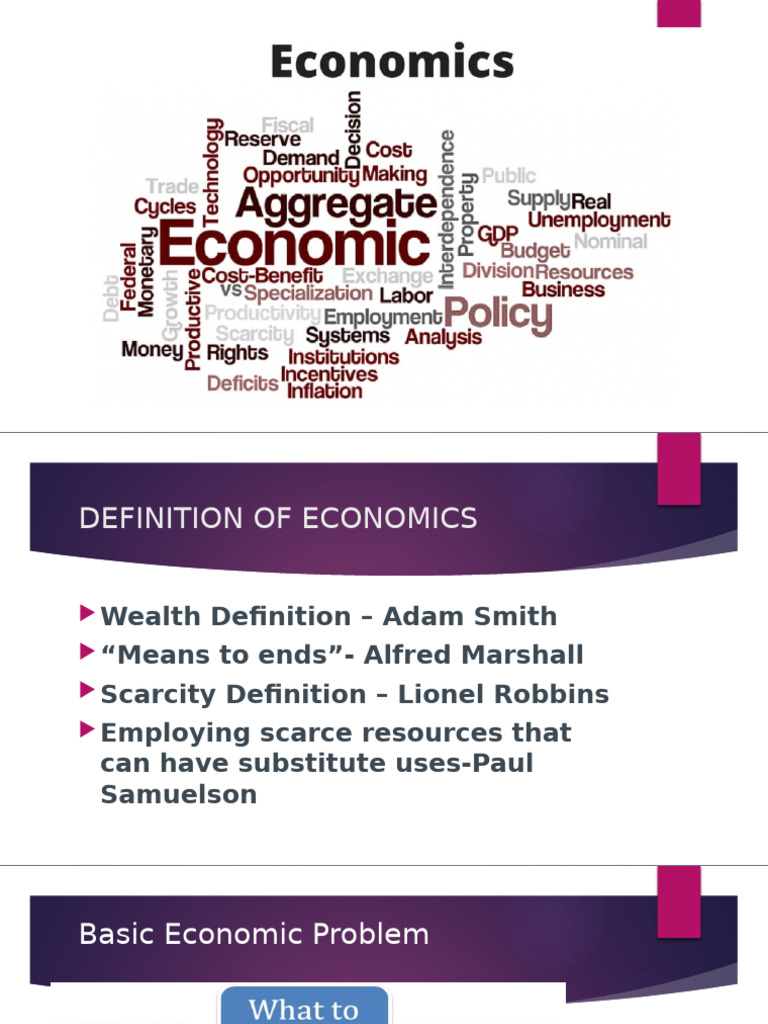 Economics Introduction (Autosaved) | PDF | Economics | Goods