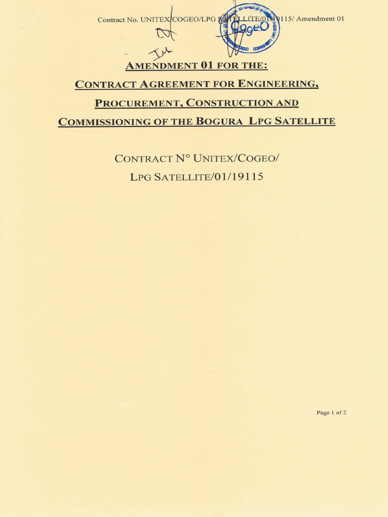 Agreement Amend Reliance Part | PDF