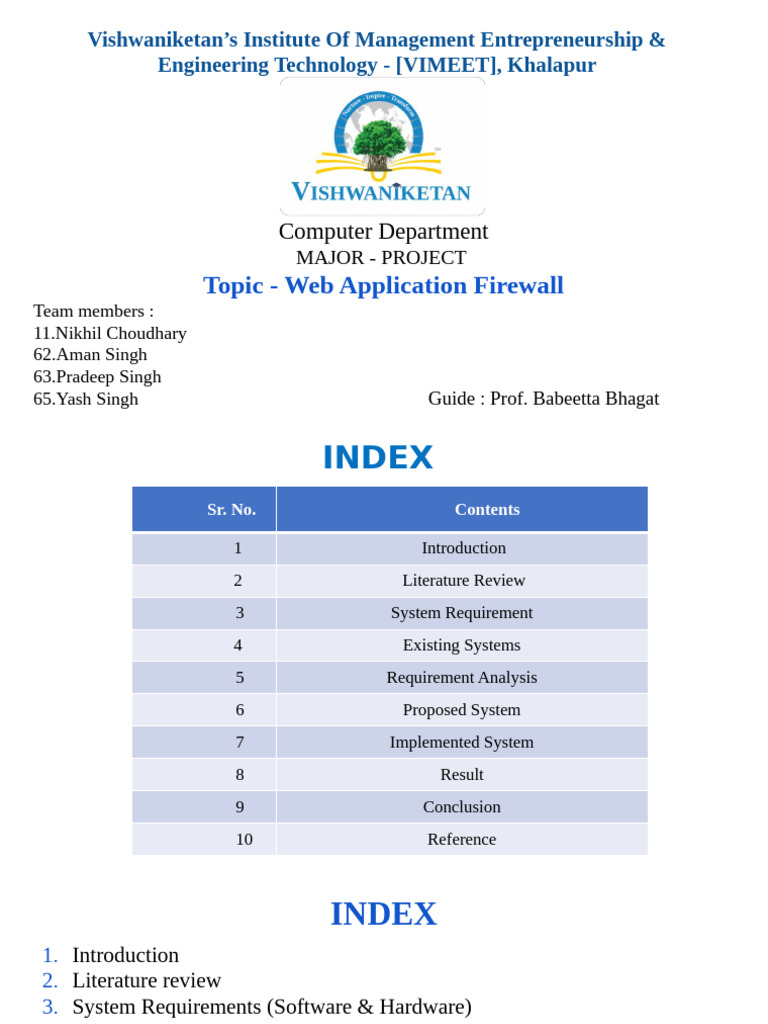 MAJOR PROJECT FINAL REVIEW | PDF | Computer Security | Security