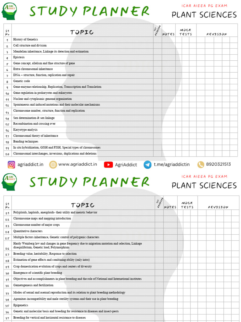 Comprehensive Guide to Plant Genetics | PDF | Plant Breeding | Gene