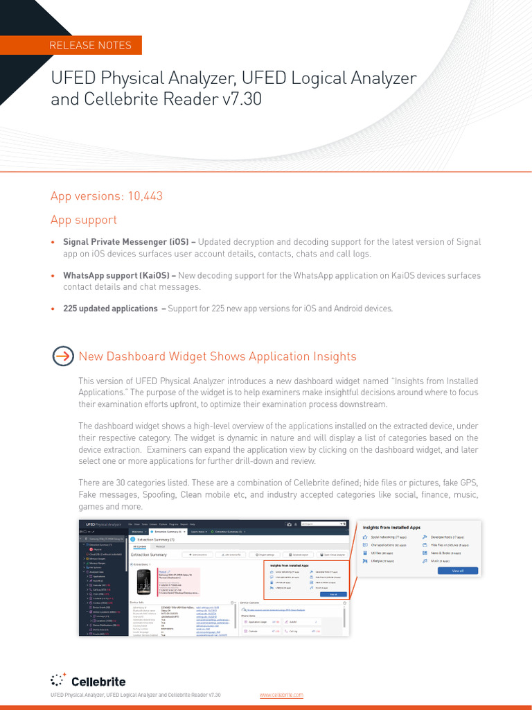 UFED Physical Analyzer | PDF | Ios | Mobile App