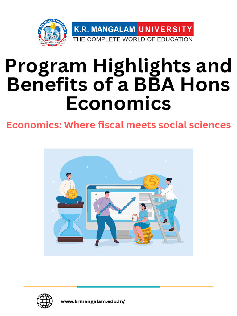 Program Highlights and Benefits of A BBA Hons Economics | PDF ...