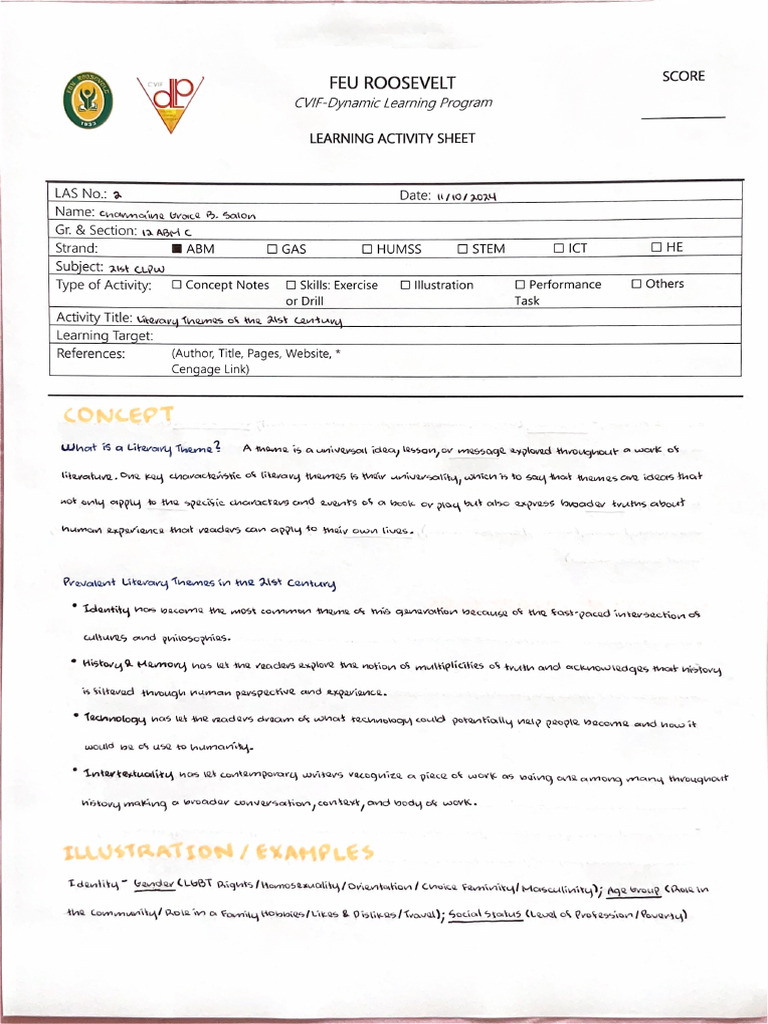 21st CLPW - LAS 2 | PDF
