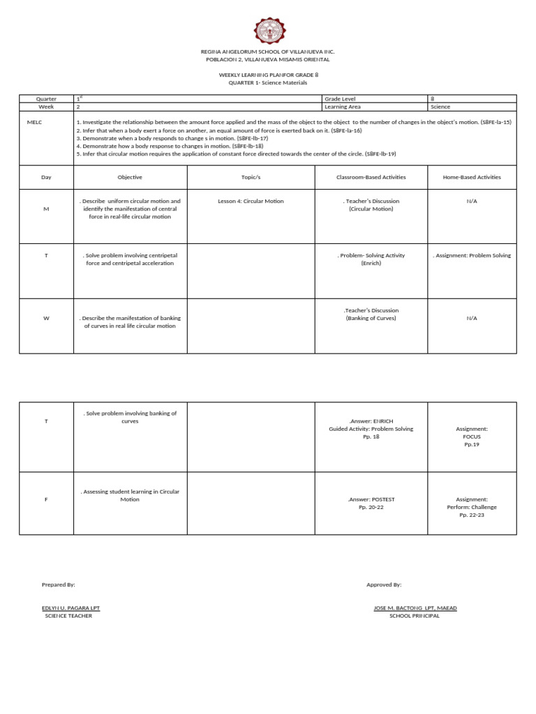 wlp in Science g-8 | PDF | Light | Waves