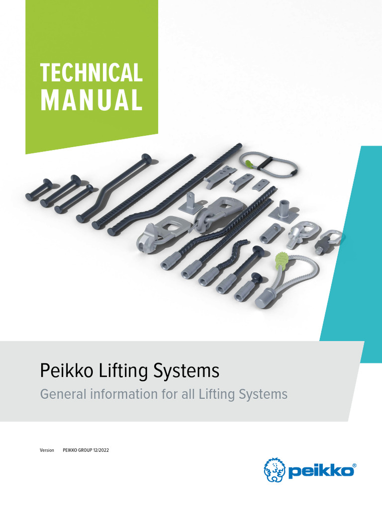 Peikko Lifting Systems PEIKKO GROUP 002 Technical Manual Web | PDF