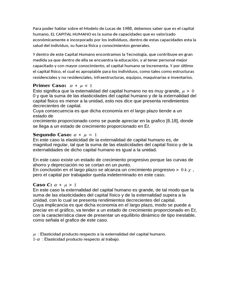 Exposicion Modelo de Lucas 18.09 | PDF