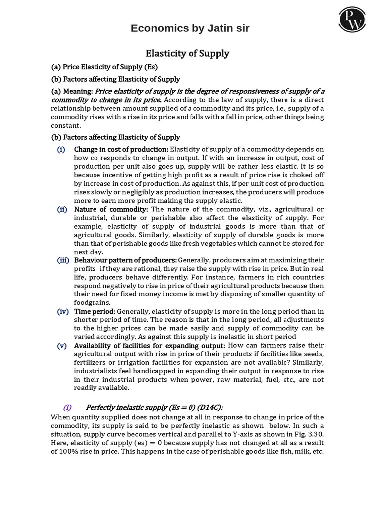6388949ec3b62101431f30ff - ## - Elasticity of Supply Complete Notes ...