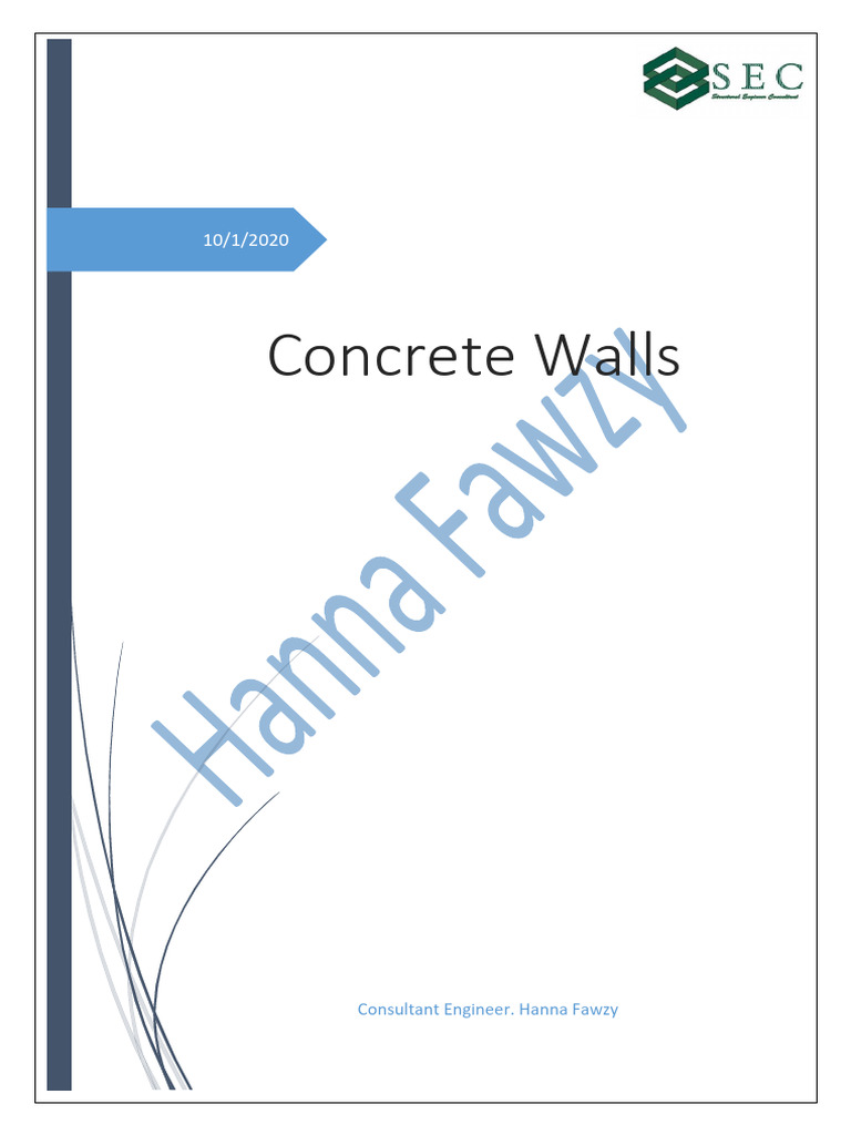 ACI SHEAR WALL DESIGN | PDF | Wall | Bending