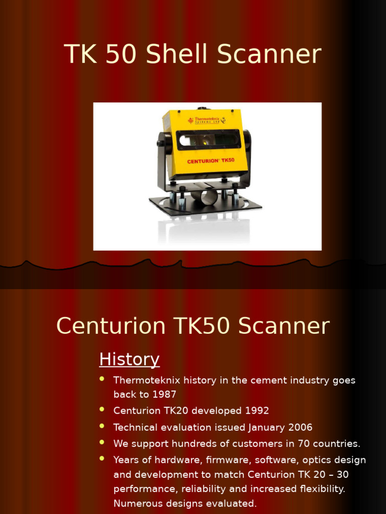 Centurion TK50 Shell Scanner Overview | PDF | Electromagnetic Radiation ...