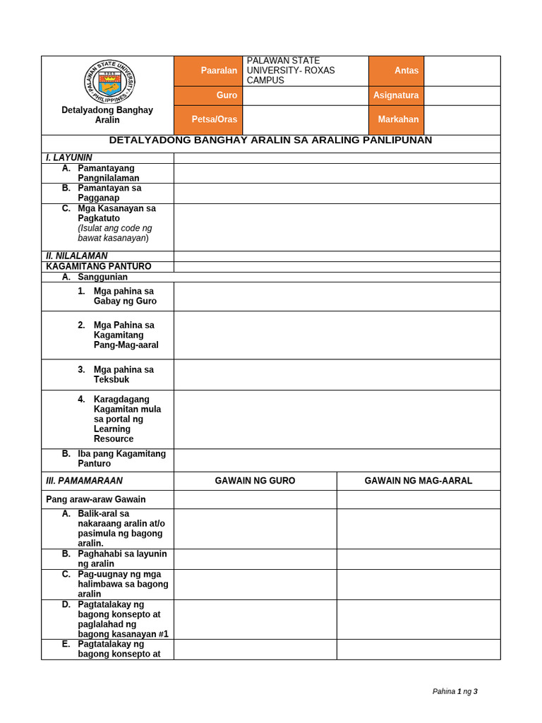 LP Blank Format | PDF
