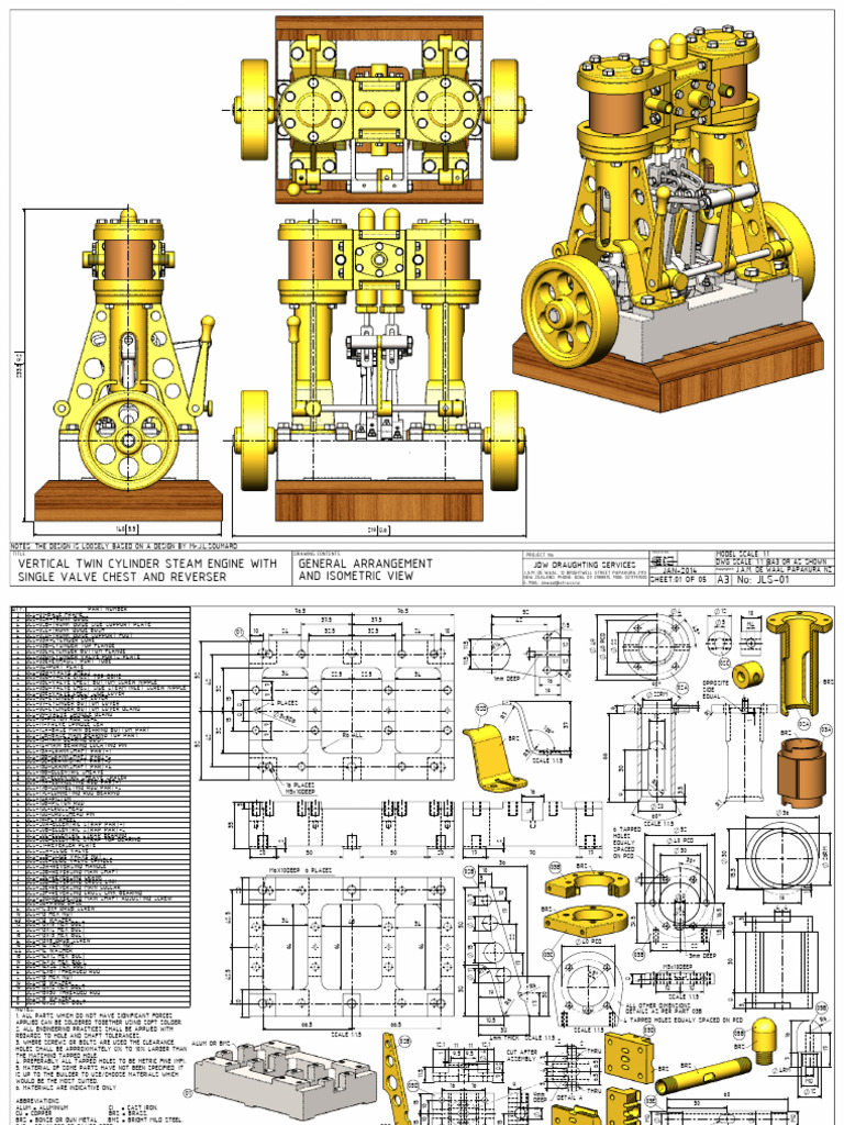 Toaz - Info 54 Vertical Twin Cylinder Steam Engine PDF PR | PDF | Screw