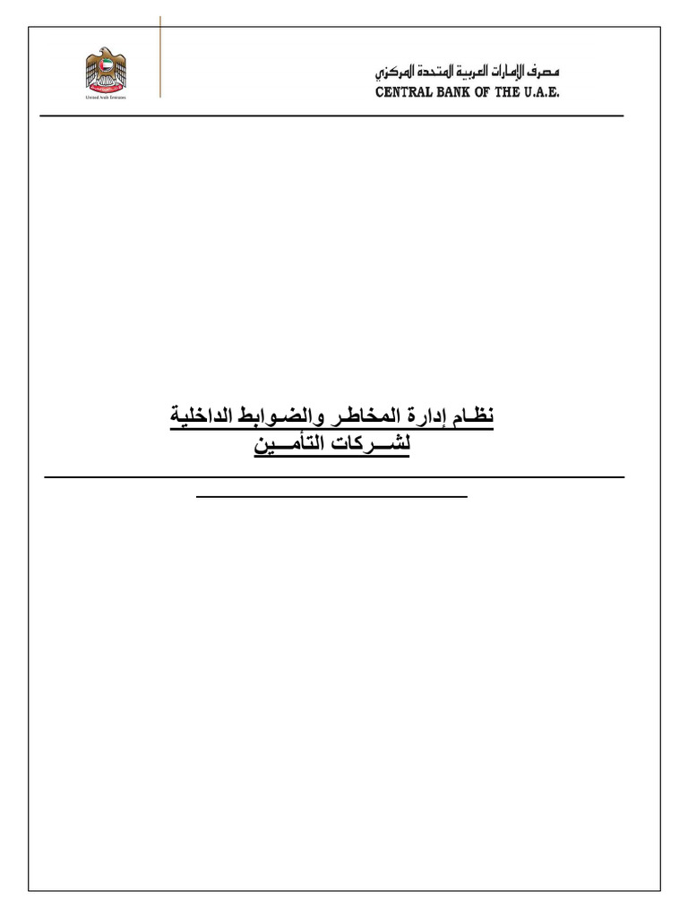 Risk Management & Internal Control Regulations | PDF