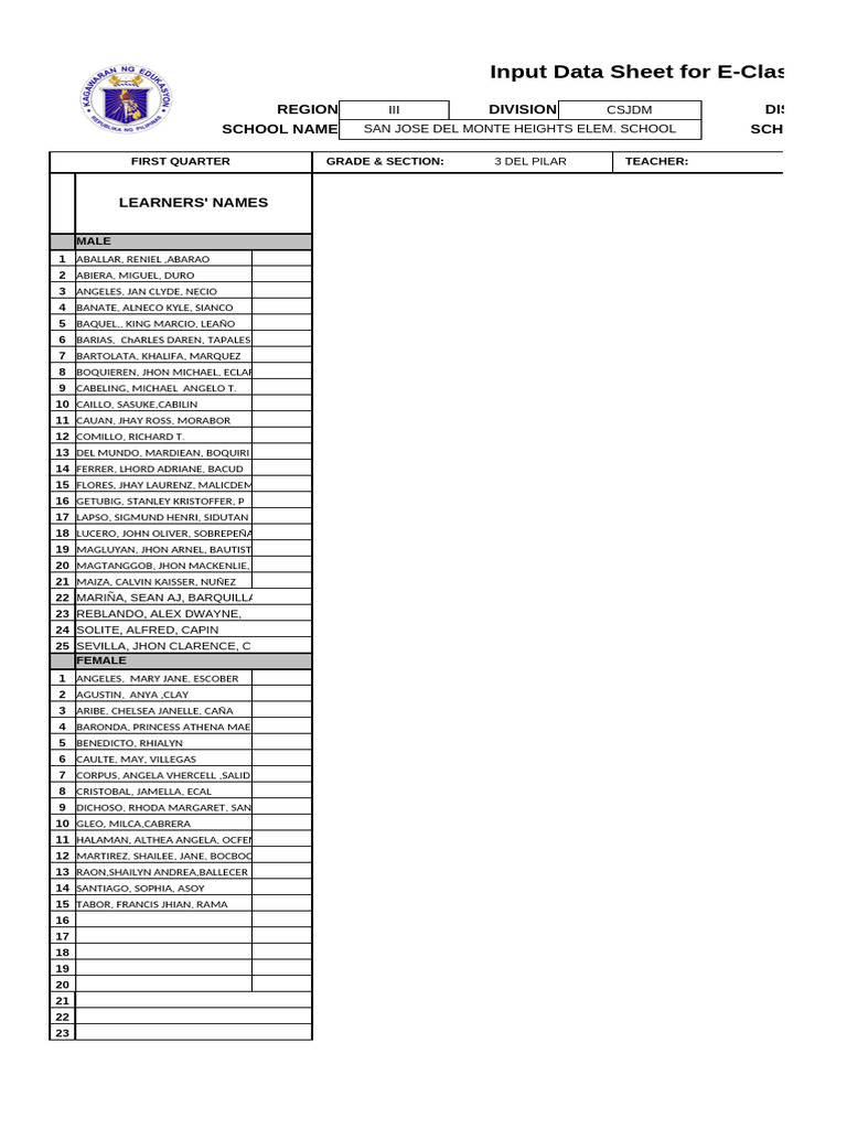 Aguinaldo - 1st Quarter (With Automated MPS) | PDF | Mathematics