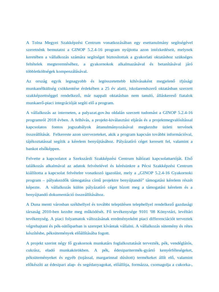 Esettanulmány | PDF