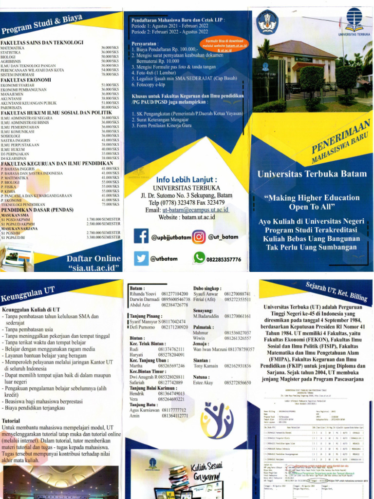 Brosur S1 Ut 2022 | PDF