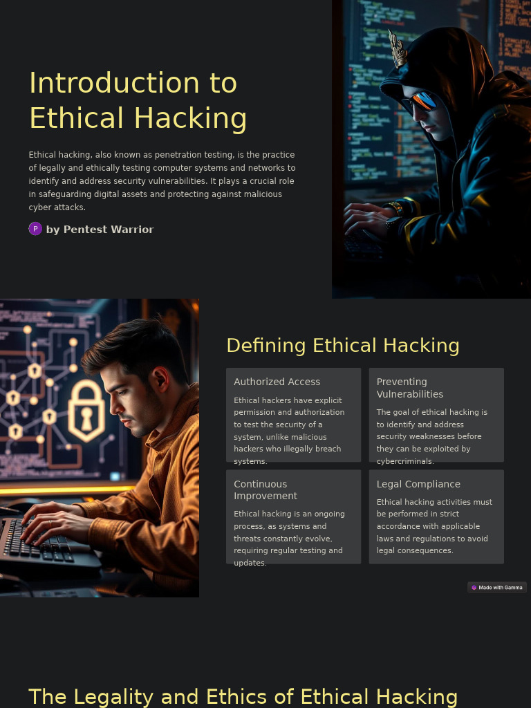 Introduction To Ethical Hacking | PDF | Security | Computer Security