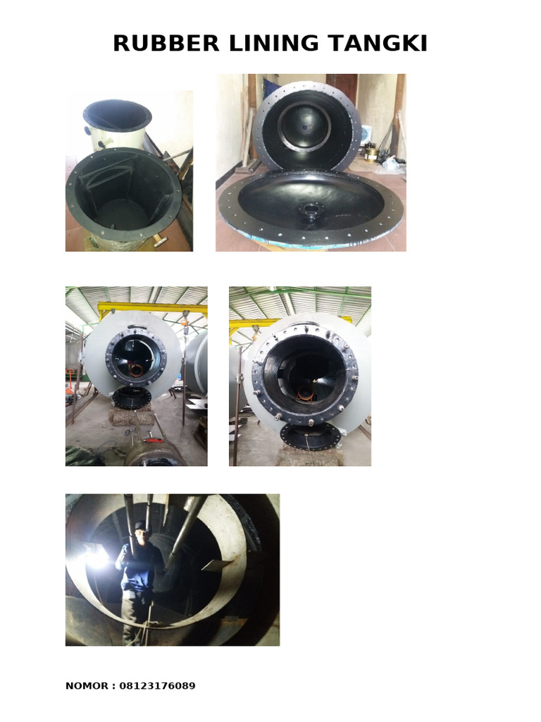 Rubber Lining Tangki | PDF